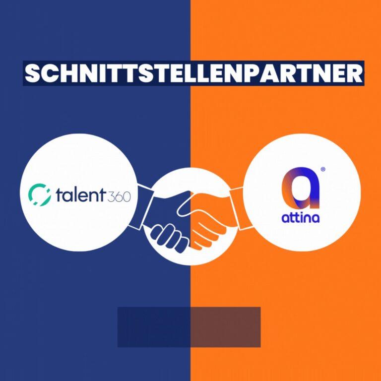 Partnerschaft mit talent360 · Attina Software